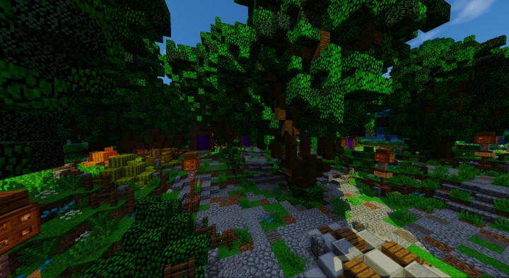 Jungle Themed Spawn - Commission for Revoolt Minecraft Map