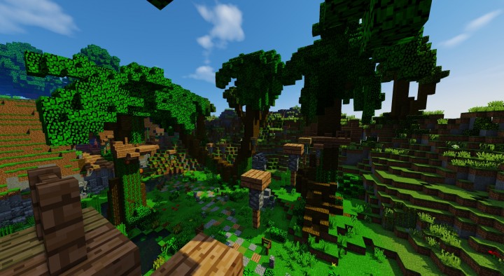 Jungle Themed Parkour Map Minecraft Map
