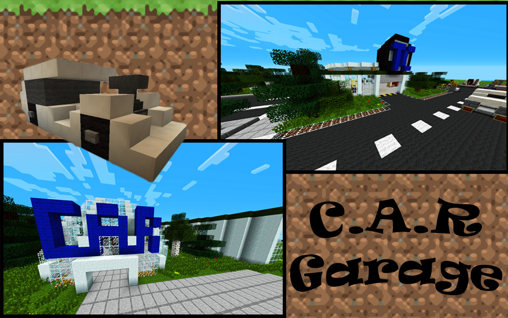 CAR: Car Adaptation & Restauration garage Minecraft Map