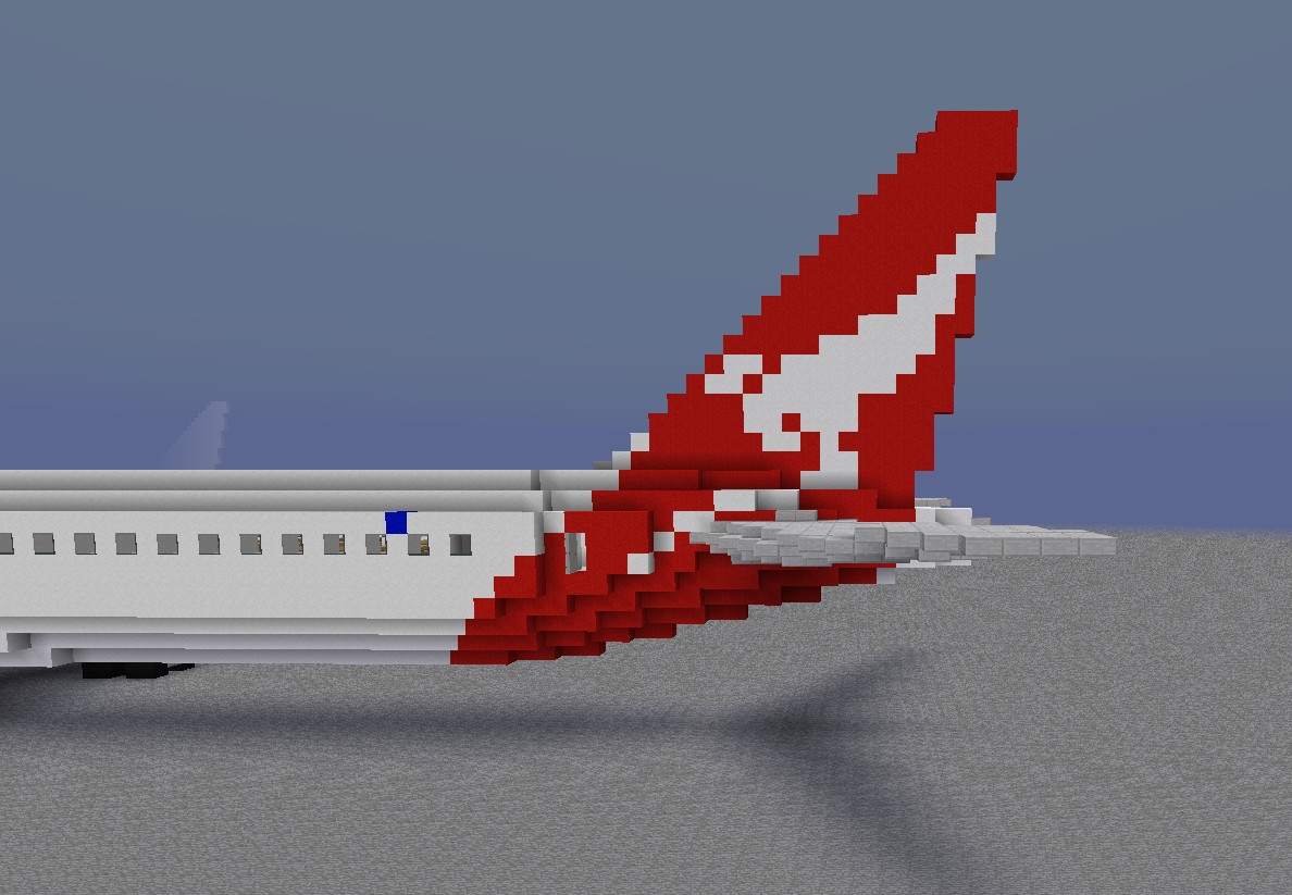 Boeing 767-300ER Qantas Minecraft Map