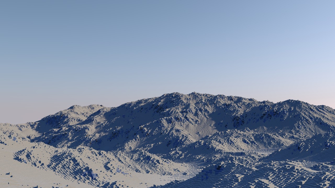 Custom Icy Terrain [1,000x1,000] Minecraft Map