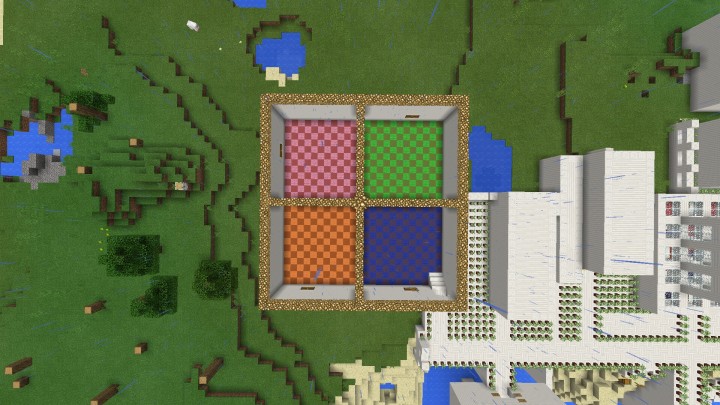 Mini game Olympics pe Minecraft Map