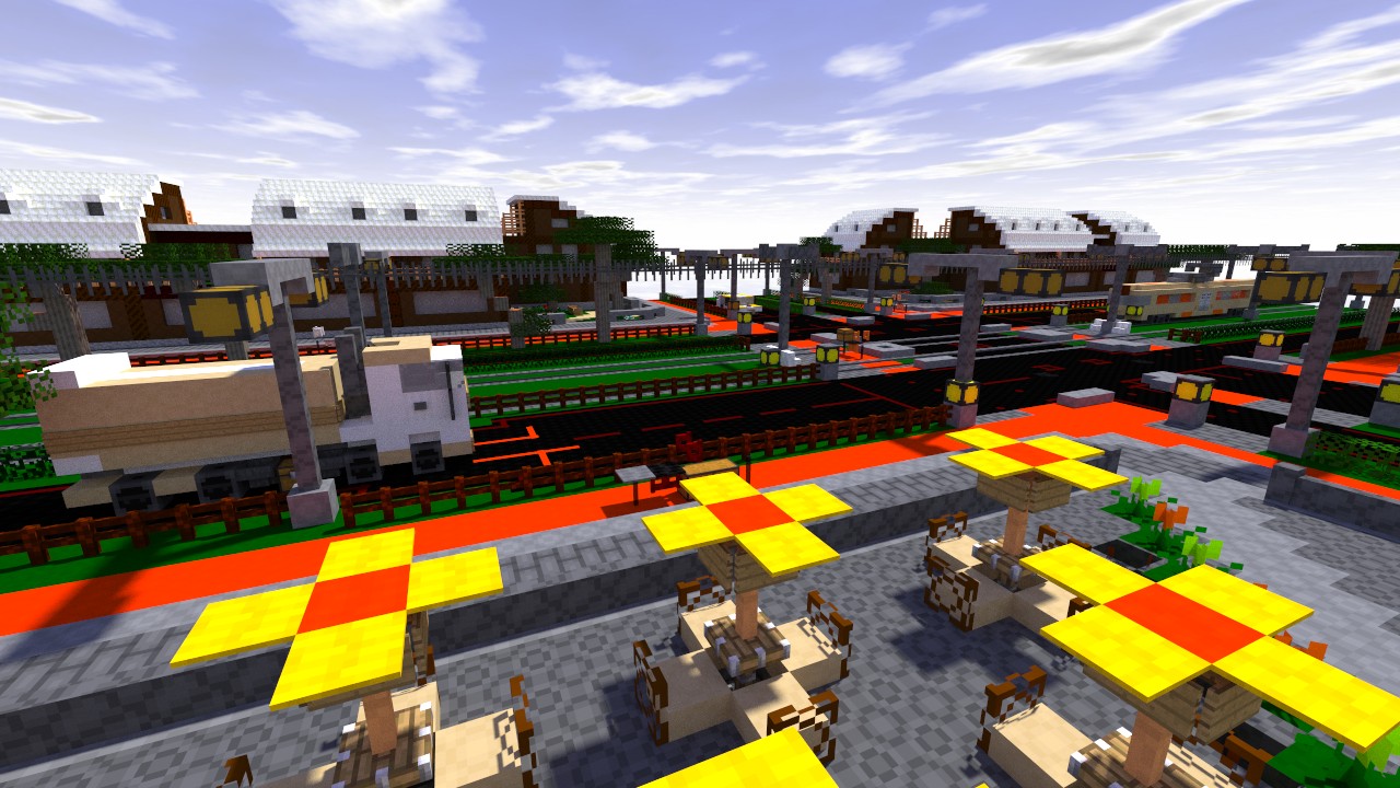 Street intersection - traffic lights Minecraft Map