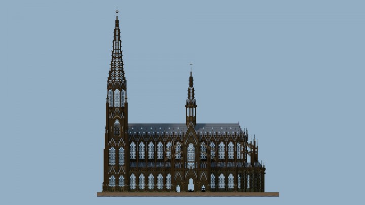Cologne cathedral / (Kölner dom) - Scale 1:1 Minecraft Map