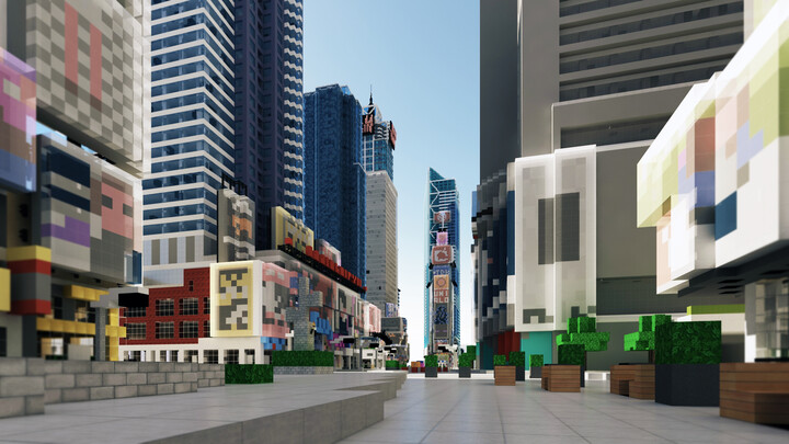 Times Square Minecraft Map