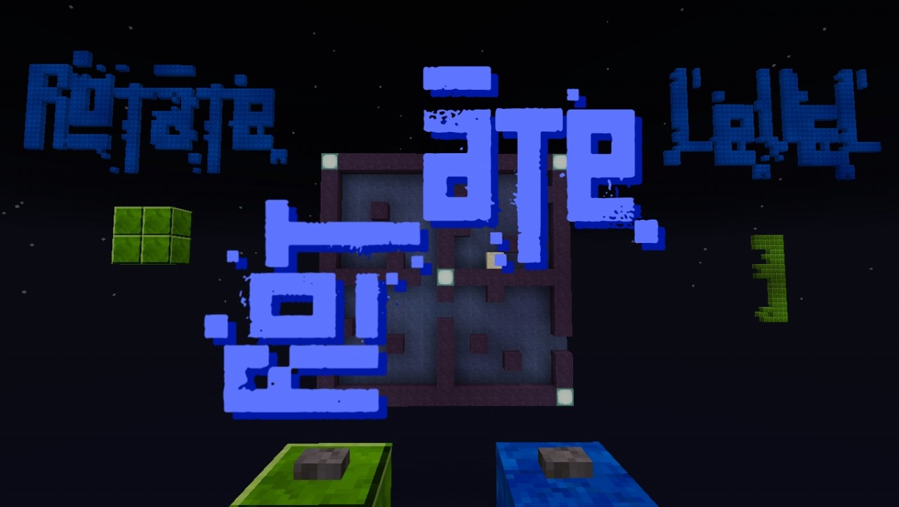RoTaTe - Physics Puzzle Game Minecraft Map