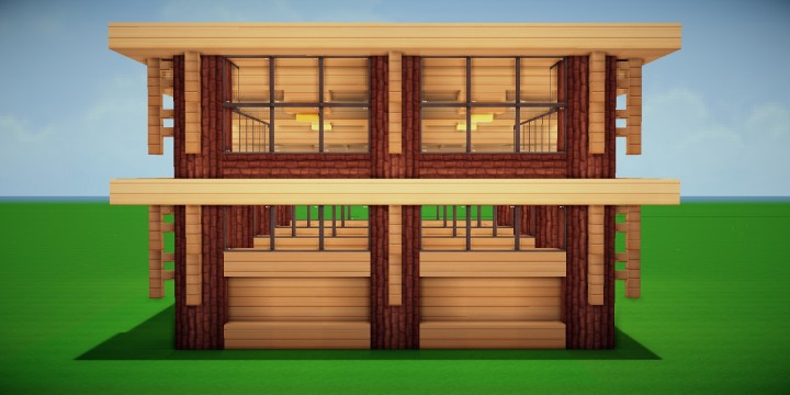Modern Eco Village | Horse Stables 2 Minecraft Map