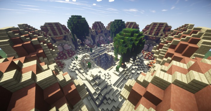 Desert Prison Spawn Minecraft Map