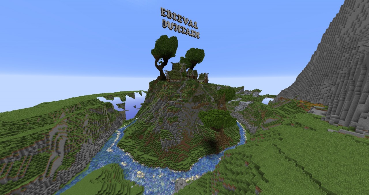 Medieval Mountain Minecraft Map