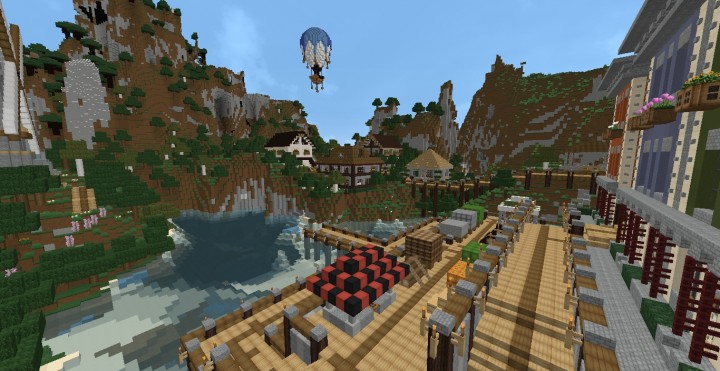 Fishing Village Minecraft Map
