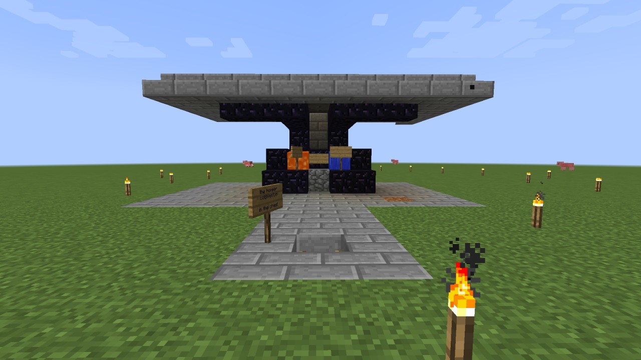 farm cobblestone Minecraft Project