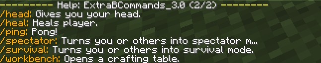 [Discontinued][Plugin][1.8+]ExtraBCommands! Version 3.0 Minecraft Mod