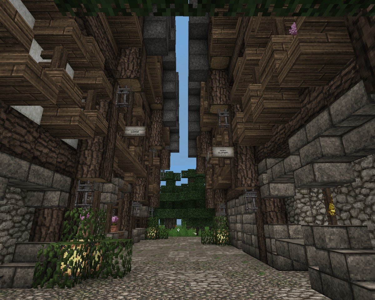 Medieval Street | A Derpinotar Build Minecraft Map