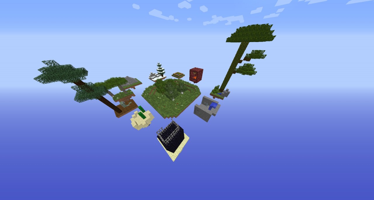 Dimensions SSM Map for Mineplex Minecraft Map