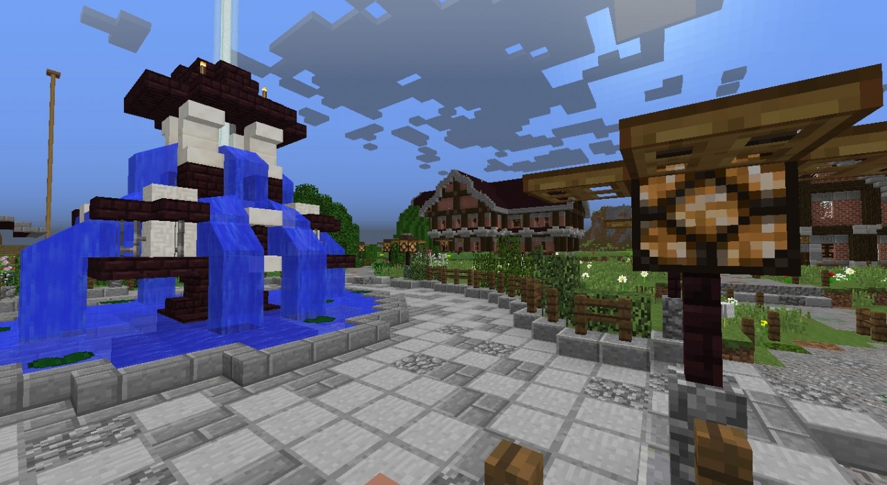 UHC spawn village Minecraft Map