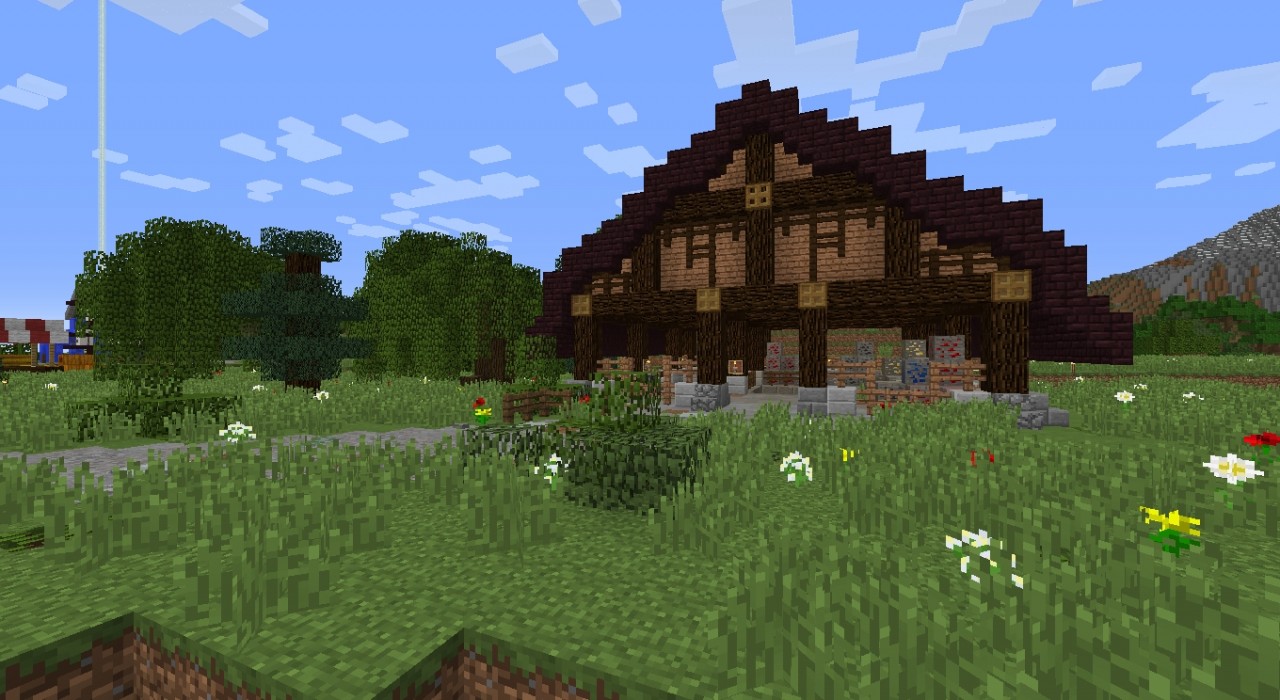 UHC spawn village Minecraft Map