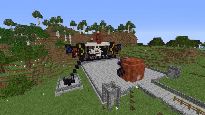 Riga Stage + Spaceship Minecraft Map