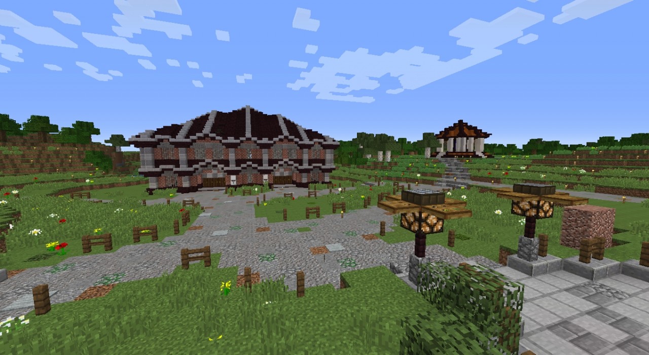 UHC spawn village Minecraft Map