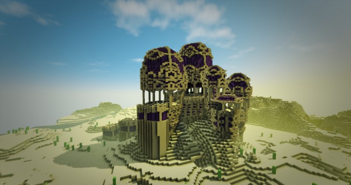 Desert Snake Temple Timelapse (DragonDance Rp showcase) Minecraft Map