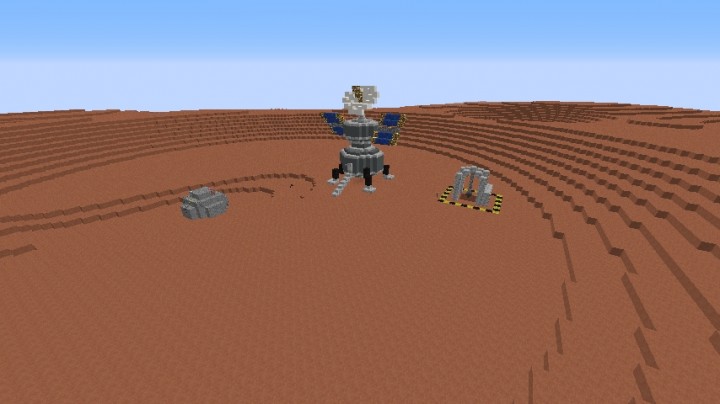 Stranded Mars Survival Minecraft Map