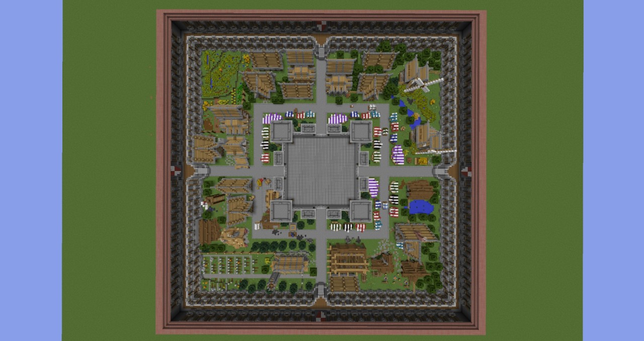 Medieval Town - A Mineplex Hide&Seek Map Minecraft Map