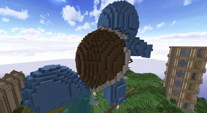 3D Squirtle Minecraft Map