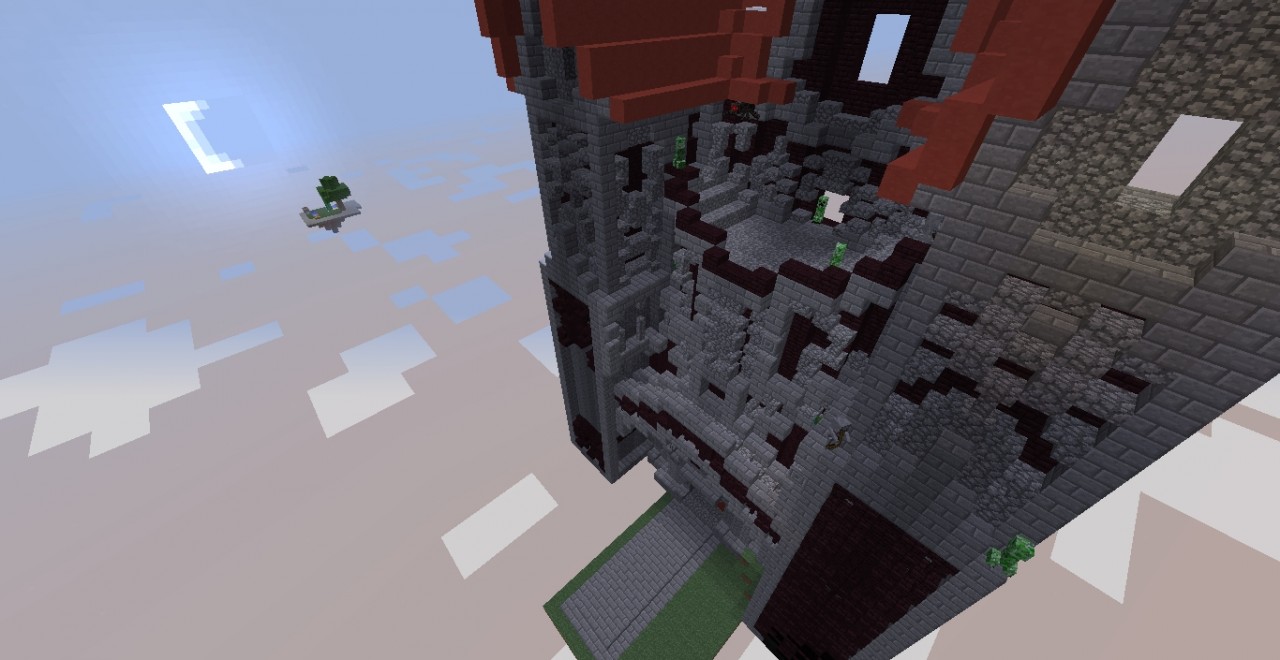 Nether temple Minecraft Map