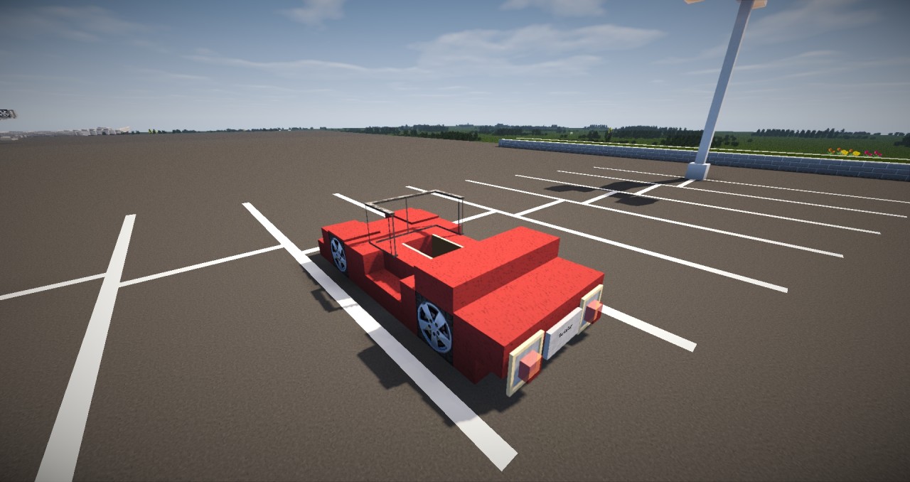 Vehicle - Ferrari California 2014 Convertible Minecraft Map