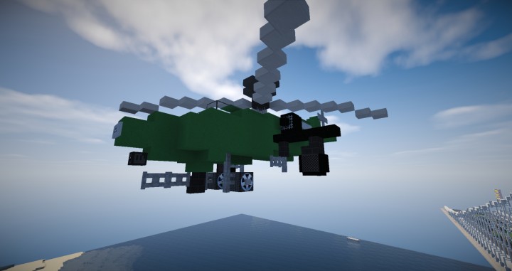 Helicopter - AH 64 Apache Minecraft Map
