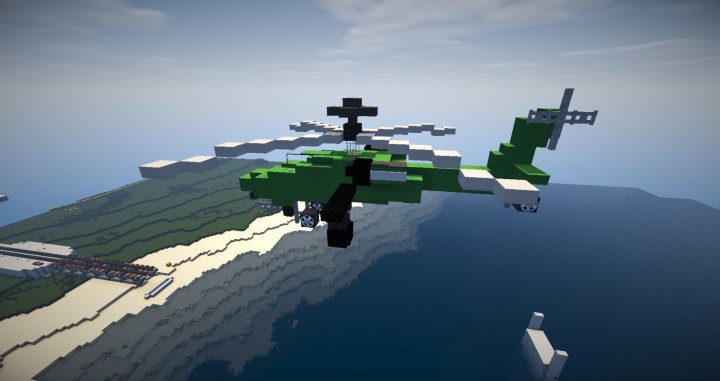 Helicopter - AH 64 Apache Minecraft Map