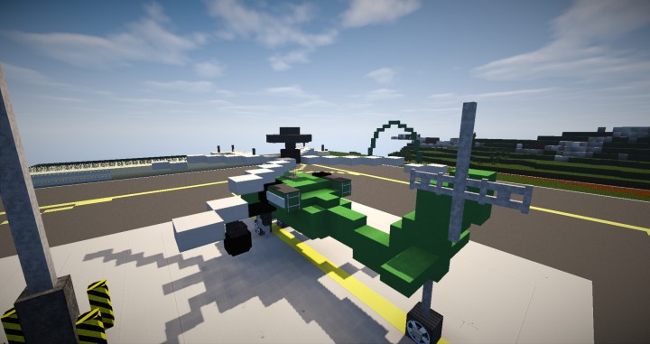 Helicopter - AH 64 Apache Minecraft Map
