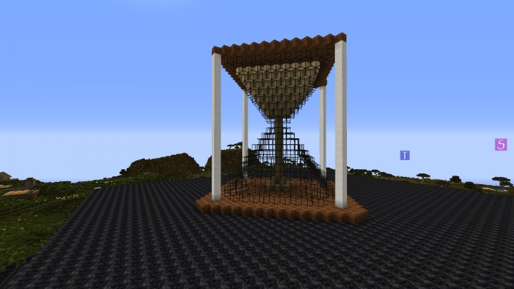 basic hourglass Minecraft Map