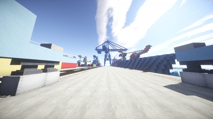 Commercial Harbor Minecraft Map