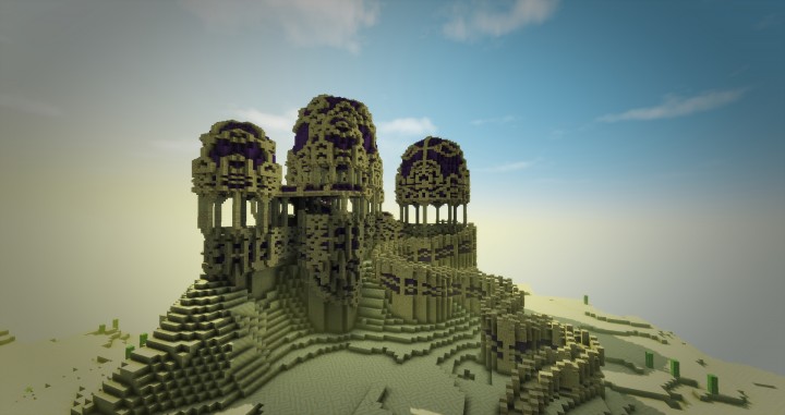 Desert Snake Temple Timelapse (DragonDance Rp showcase) Minecraft Map