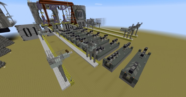 Mountain Ship Bay for The Ark in 2012 Minecraft Map