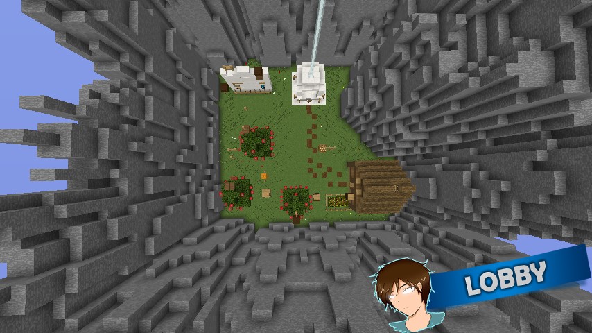 Small lobby with the theme mountains Minecraft Map
