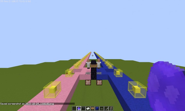 VANILLA MC| Minecraft Lucky Block Race w/One Command! Minecraft Map