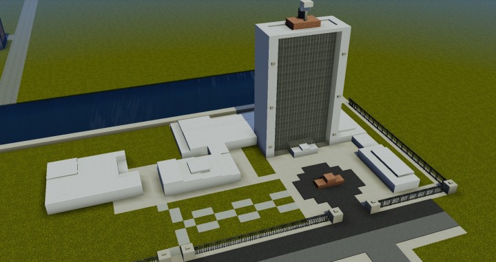 United Nations HQ New York City | Realistic Build Series Minecraft Map
