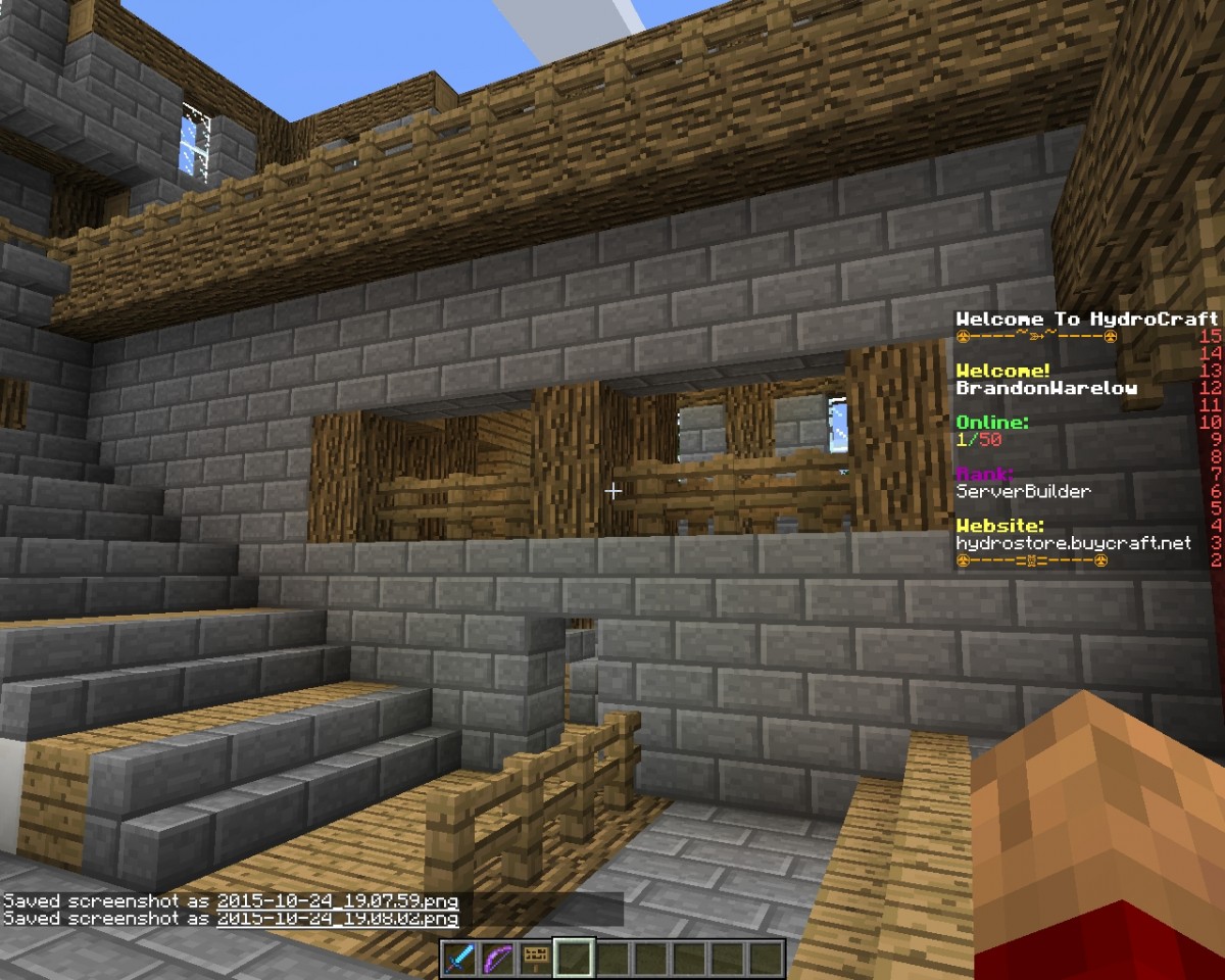 My Theater on HydroCraft Minecraft Map