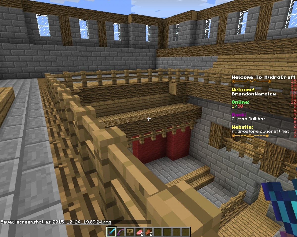 My Theater on HydroCraft Minecraft Map