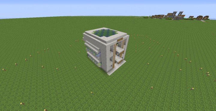 Semi-Automatic Crop Farm Minecraft Map
