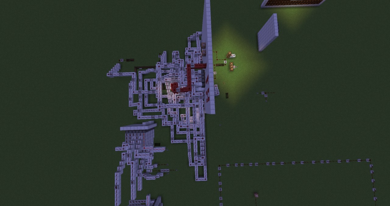 Redstone 1 bis 9 Anzeige V2 Minecraft Map