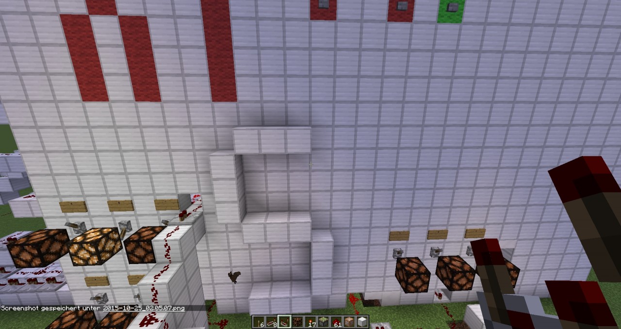 Redstone 1 bis 9 Anzeige V2 Minecraft Map