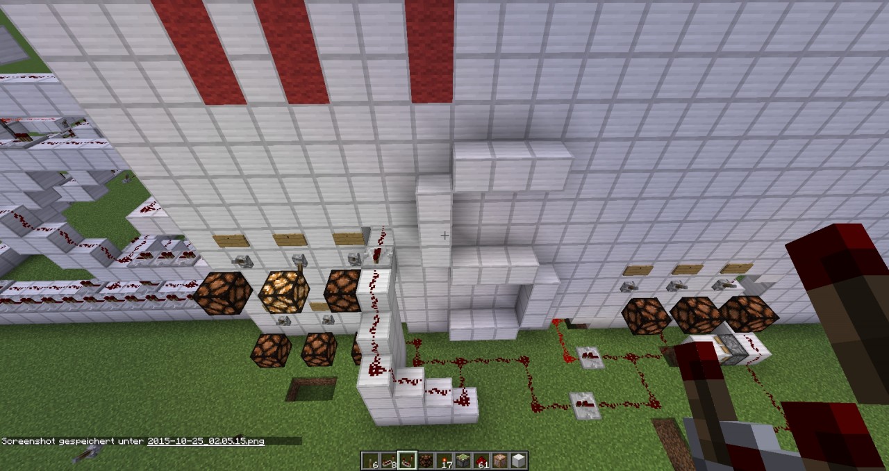 Redstone 1 bis 9 Anzeige V2 Minecraft Map