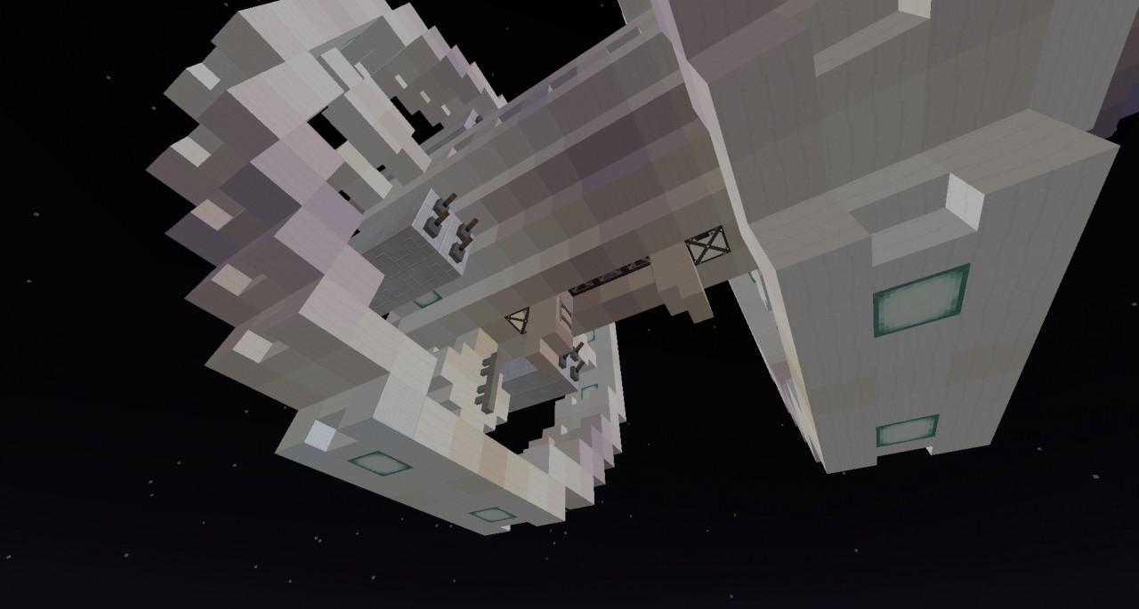 NASA ISX Enterprise Concept (Warp-Drive Spaceship) Minecraft Map