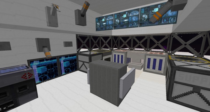 NASA ISX Enterprise Concept (Warp-Drive Spaceship) Minecraft Map