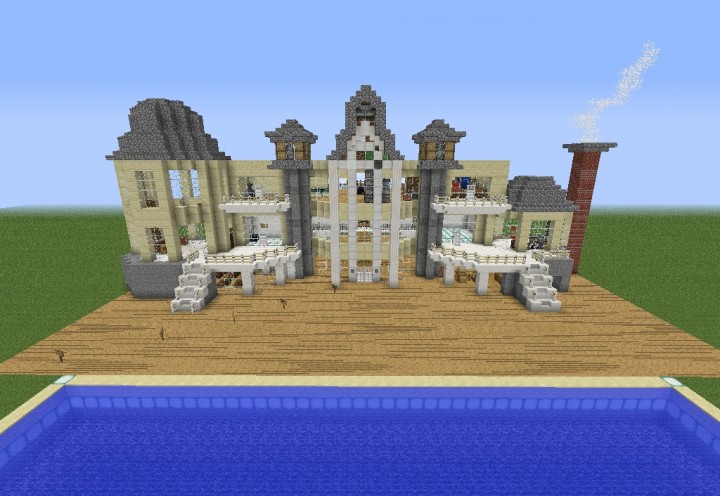 Lycan Manor: A Huge Mansion (Read description) Minecraft Map