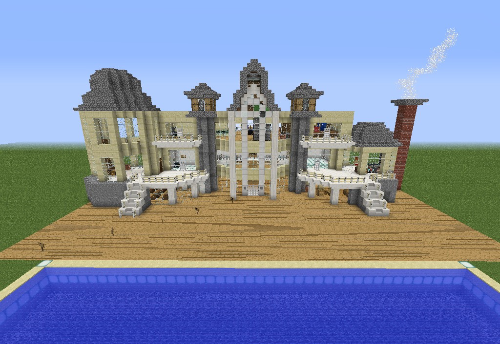 Lycan Manor: A Huge Mansion (Read description) Minecraft Map
