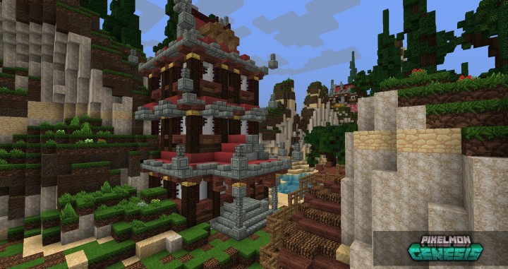 Warrior Capital -Pixelmon Genesis Minecraft Map
