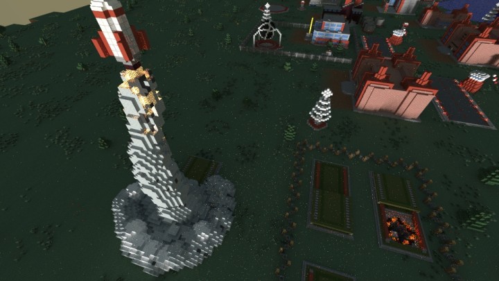 C&C Red Alert NUKE SILO Minecraft Map